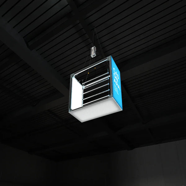 Makitso WaveLight® Casonara Blimp Rectangle 360º Hanging Light Box - 1 ...
